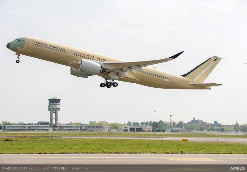 L'A350 XWB ULTRA LONG RANGE COMPLETA CON SUCCESSO IL SUO PRIMO VOLO ...
