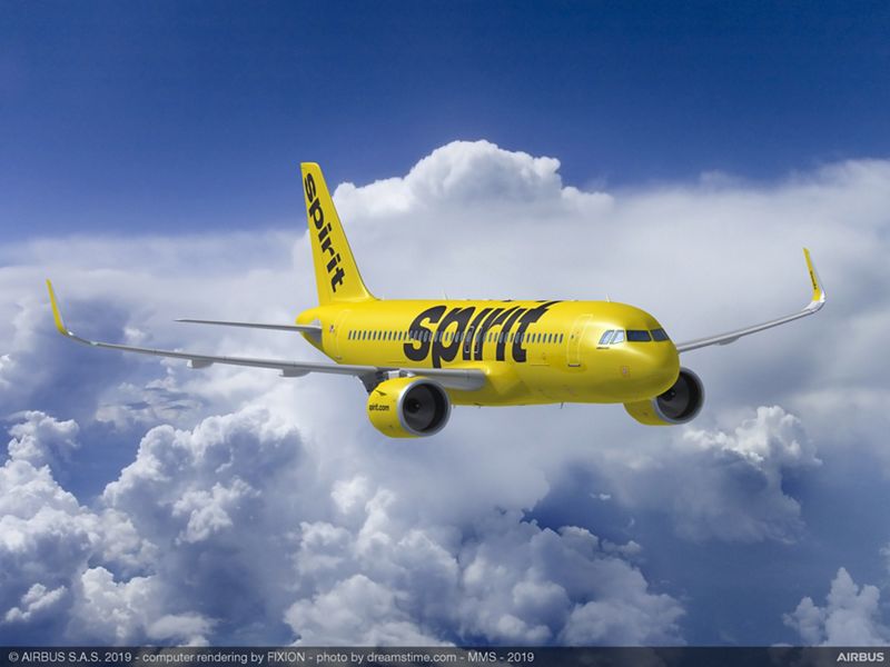 Spirit Airlines sigla accordo per un massimo di 100 aeromobili A320neo ...