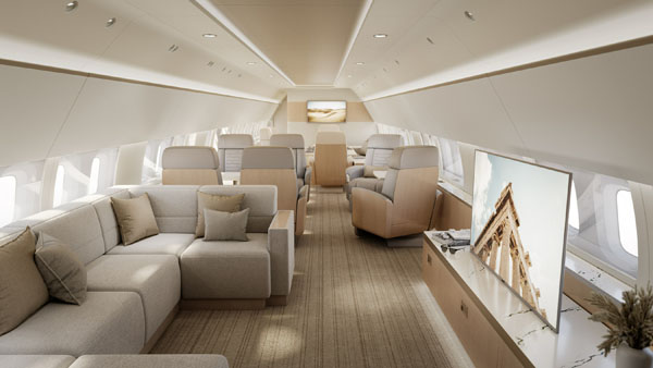 Boeing Business Jets presenta la Premium Cabin Selections for VIP Jets ...