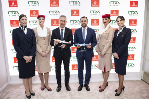 Emirates e ITA Airways firmano un MoU, pianificando una cooperazione ...