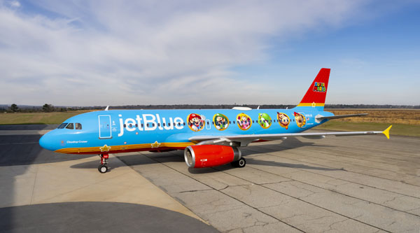 JetBlue lancia una Special Livery dedicata a Mario and Friends - MD80.it